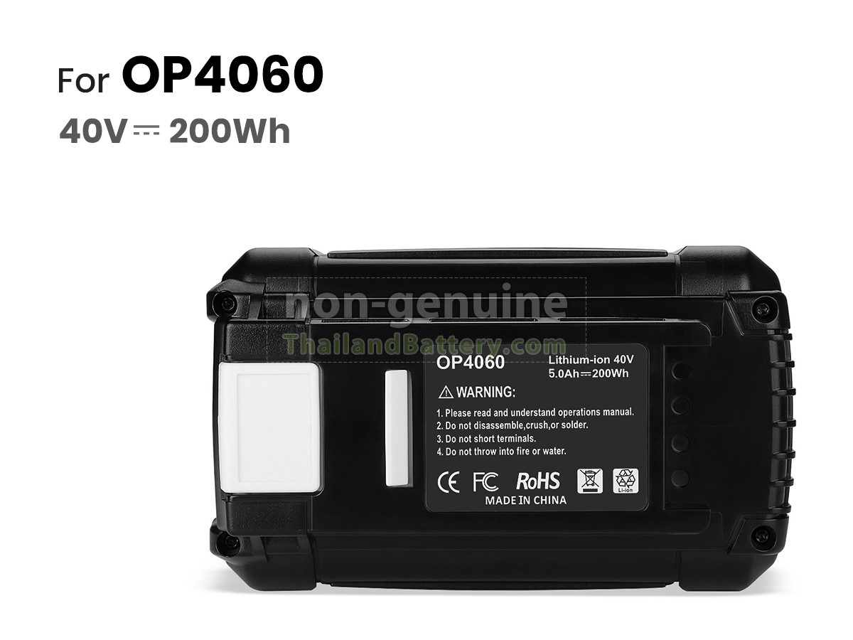 Ryobi RY40180 แบตเตอรี่สำหรับเปลี่ยนเครื่องมือไฟฟ้า | ThailandBattery.com